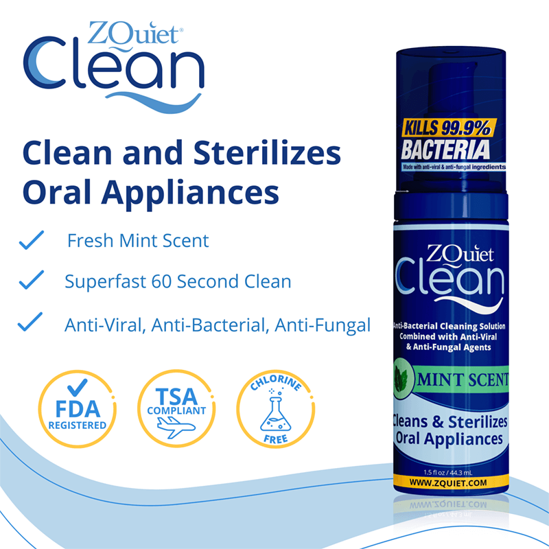 Mouthpiece Cleaner | Mouthguard Cleaning Solution | ZQuiet
