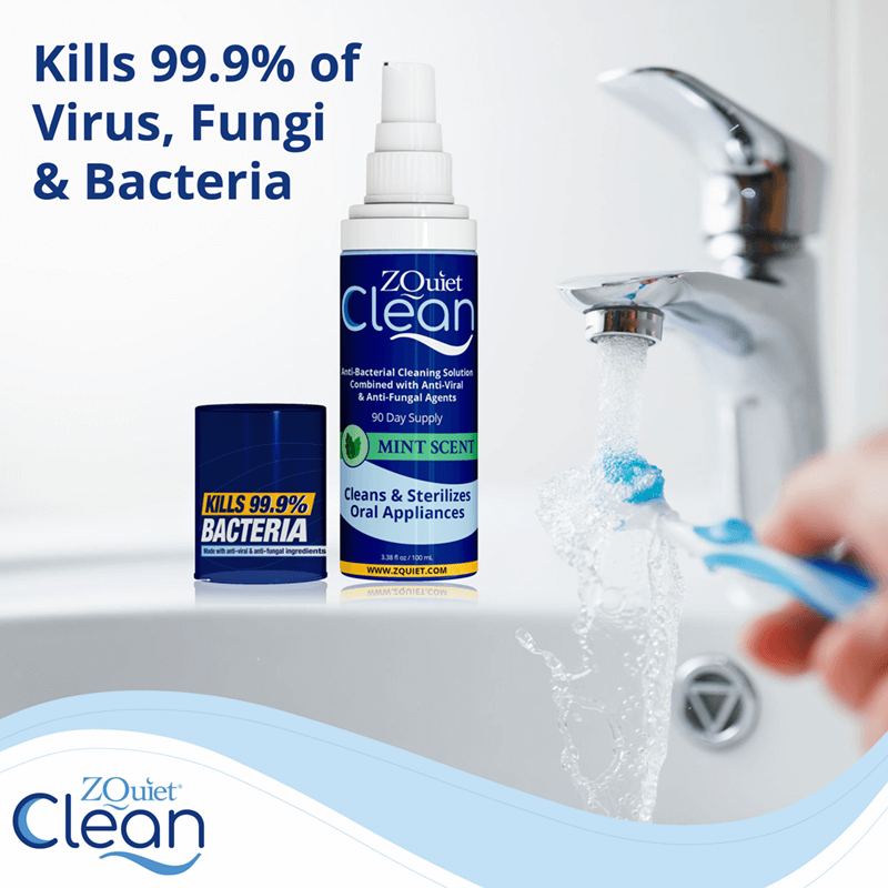 Mouthguard Cleaning Solution | Mouthpiece Cleaner | ZQuiet